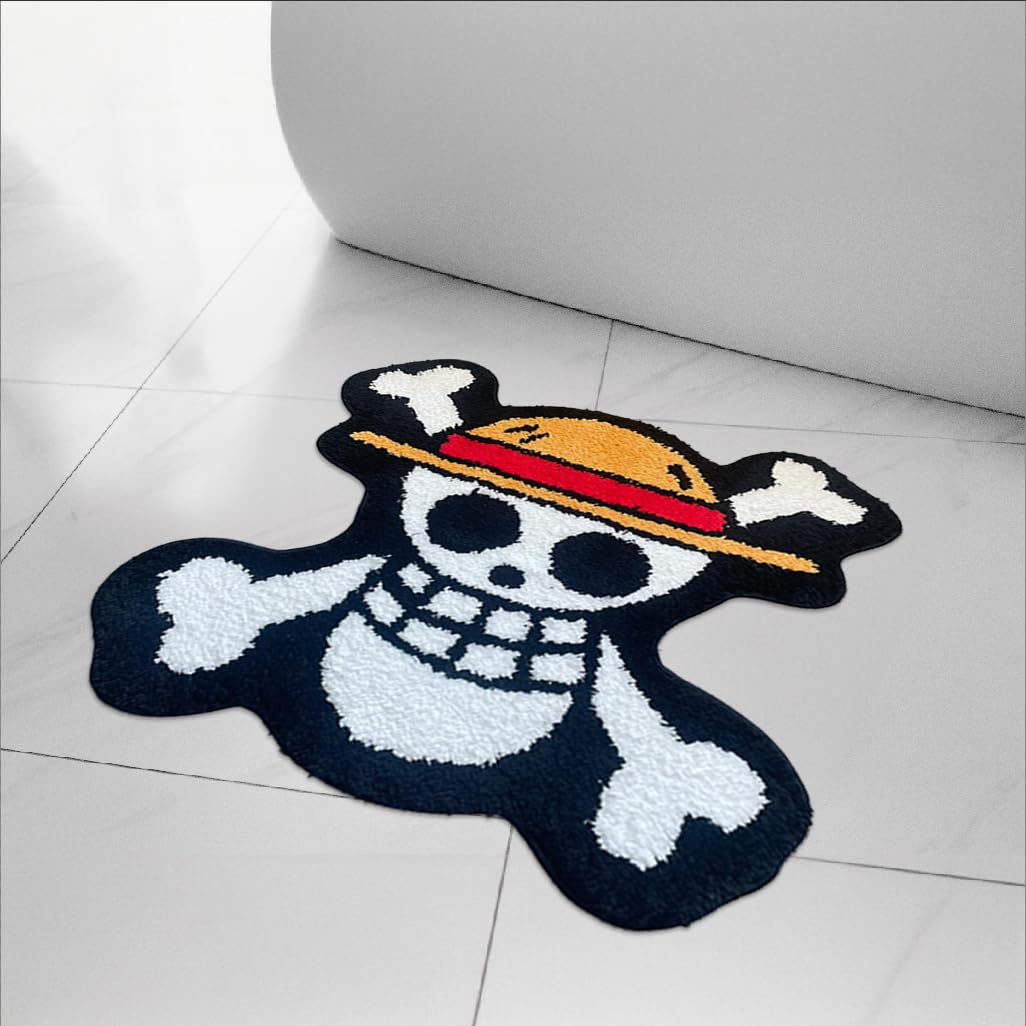 LUXAPE One Piece Rug - Anime Rug - Handmade Tufted Rug - Handmade & Premium- 28in (70cm) - Hypebeast Rug - Preppy Decor - Hypebeast Room Decor - Luxape Rug (One Piece)