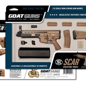 GoatGuns FN Scar Model | Officially Licensed | 1:3 Scale Diecast Metal Build Kit