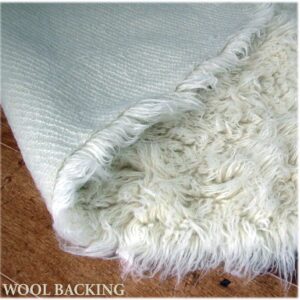 Stylish Super Thick Flokati Rugs. Long 3.5” Organic Wool Pile. Shaggy Natural Wool Area Rug. (3' x 5')