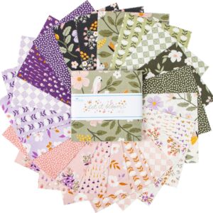 Little Forest Atelier Let it Bloom 5" Stacker 42 5-inch Squares Charm Pack Riley Blake 5-14280-42