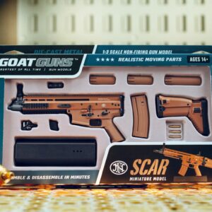 GoatGuns FN Scar Model | Officially Licensed | 1:3 Scale Diecast Metal Build Kit