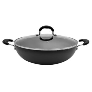 starfrit 033177-002-0000 fry pan, 12 inch, black