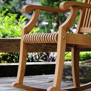 Cambridge Casual Montclair Teak Wood 2 Pieces Porch Rocking Chair Set