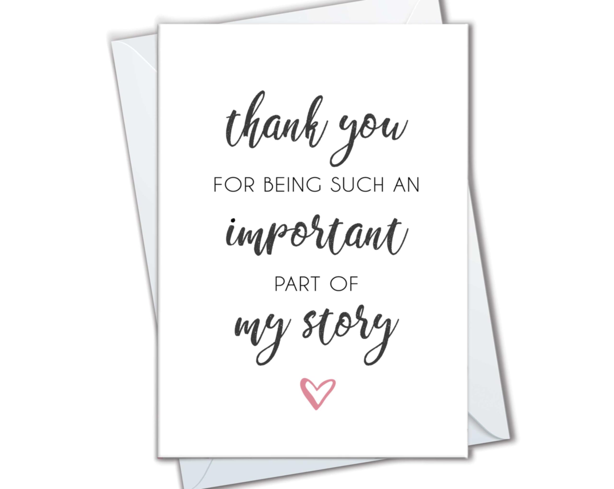 The Cardtel | Thank You Cards for Teacher, Appreciation Card for Nurse, Midwife Gift, Wedding Guest Thanks Note for Doctor, Surgeon, Coach, Mentor, Professor, Therapist (1 Card)