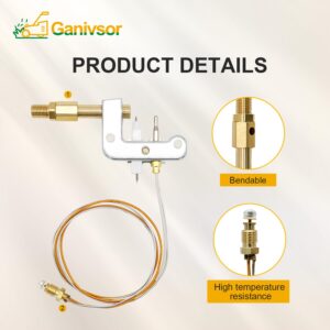 Ganivsor 120630-02 Pilot ODS for Desa Glo-Warm Vent Free Propane Gas Wall Heaters - 2000 Watts Pilot ODS Assembly