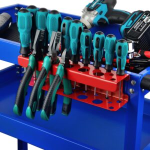 ulibermagnet magnetic screwdriver holder,heavy duty pliers metal organizer rack,wall mount garage organizer for screwdriver, plier, shears,tools holder rack for garage,tool cart,pegboards,workbench