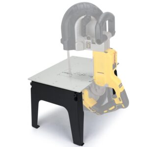 ditkok band saw stand portable table alloy steel base for dewalt band saw, for milwaukee for makita band saw, powder coated table