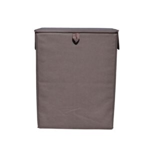 KRICKS PARCEL DROP BOX FOLDABLE, WEATHER RESISTANT FABRIC, HIDE PACKAGES, BROWN STORAGE BOX DECK PATIO, MAILBOX