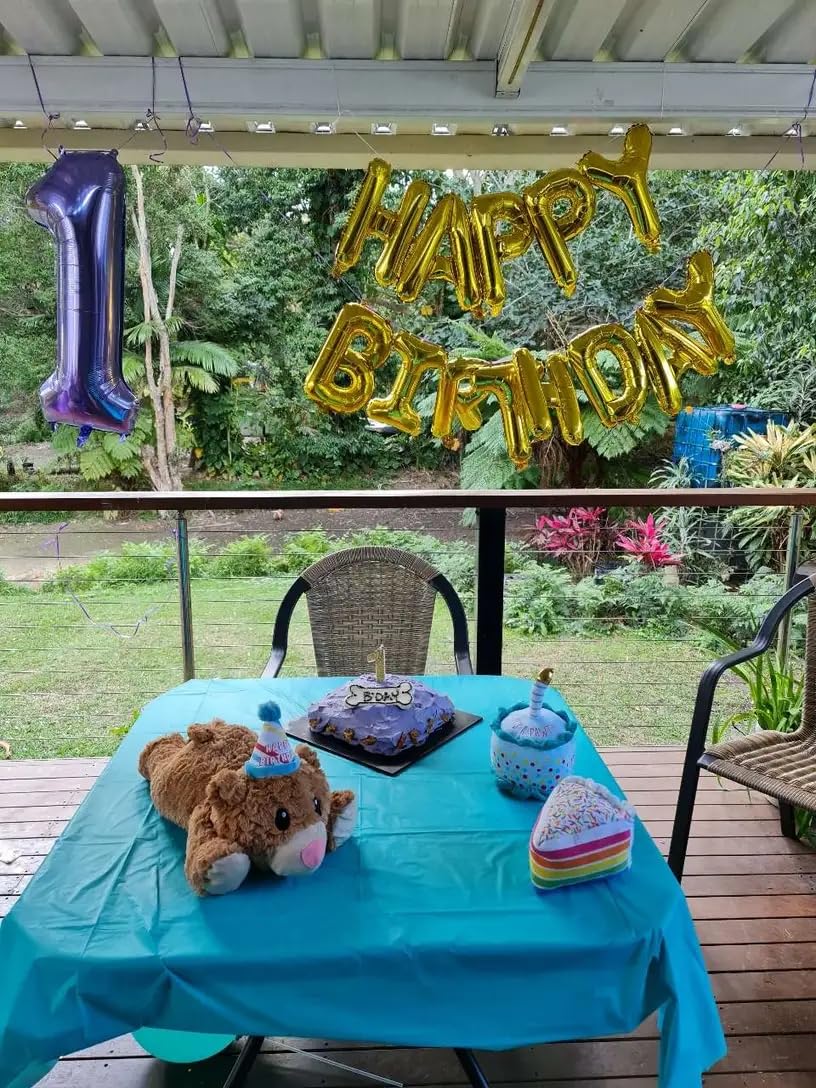 40 Inch Purple 1 Balloon for First Birthday, Purple One 1st Number Balloon Birthday Decorations for Girl Boy Toddler Baby, 10th 21st, Giant Number 1 Balloon