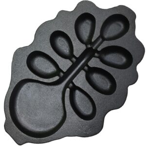 bolvoud cast iron oyster grill pan, cast-iron oyster pan for oven grill