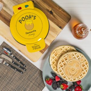 uncanny brands disney winnie the pooh waffle maker - your favorite honey bear on your waffles