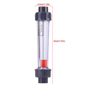 QANYEGN Water Flowmeter, Plastic Tube Type Water Rotameters, Instaneous Liquid Flowmeter for Process Control