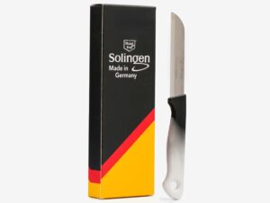 solingen paring knife 12 pcs fruit knife vegetable knife set razor-sharp lightweight 3-inch serrated paring knife made in germany (hole patterned)