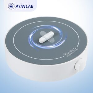 AyinLab Magnetic Stirrer, Fast Stir Plate with Speed Control, Lab Magnetic Mixer with 4pcs Magnetic Stir Bars, 1 Stir Bar Retriever for Making Yeast, Liquid Stirring, Max Volume 3000ml, Powerful Motor