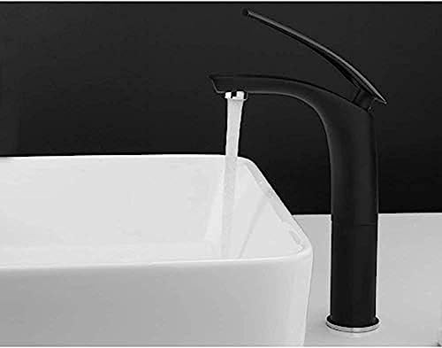 Kitchen Taps Kitchen Tap Kitchen Tap Black Brass Bathroom Basin Faucet Luxury Sink Mixer Taps Deck Mounted Hot and Cold Water Bath Sink Mixer Tap Faucets