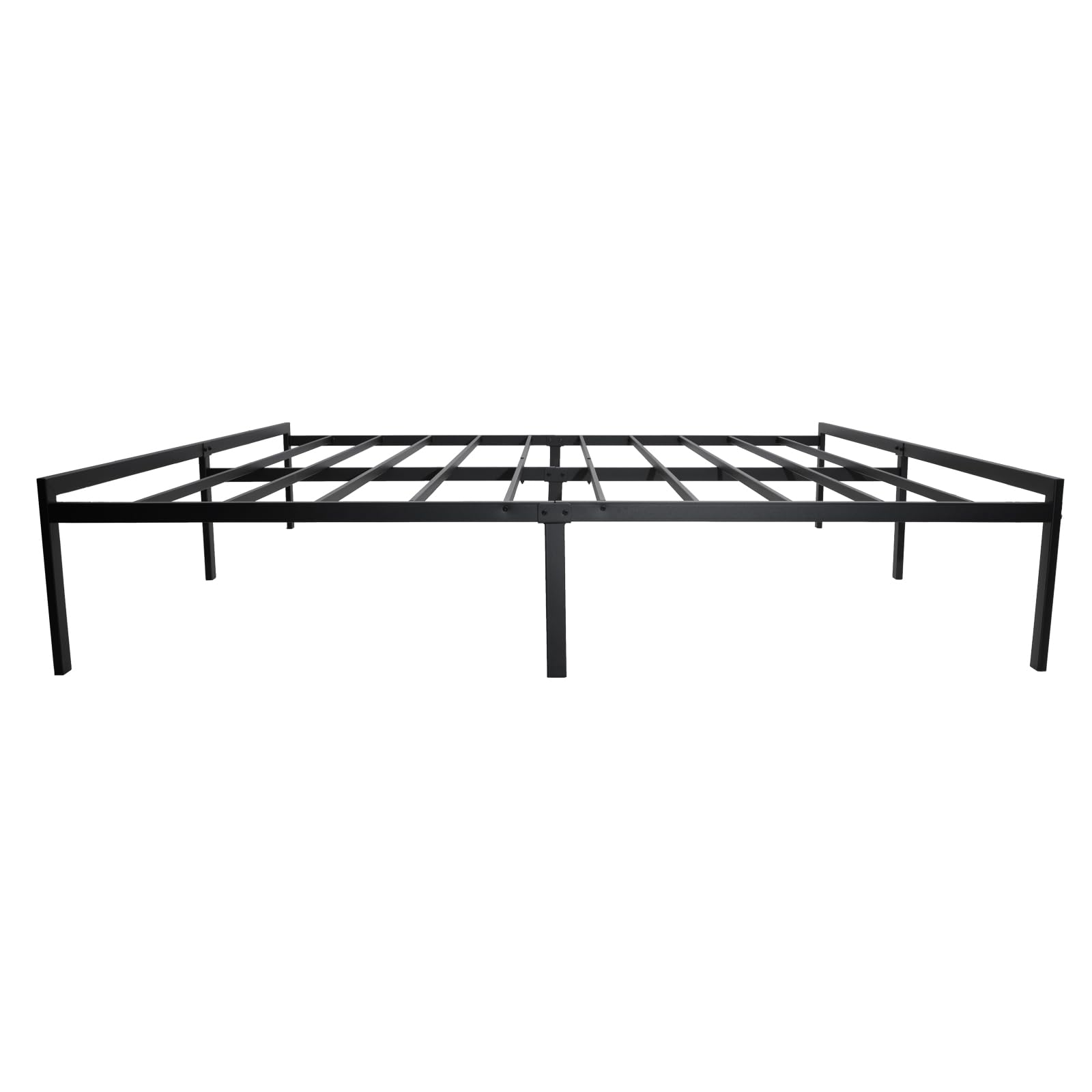 KEANO Full Bed Frame, Heavy Duty Durable Metal Platform with Sturdy Steel Slats, 12.4 Inch Large Underbed Storage Space, No Box Spring Needed, Easy to Assembly, Noise Free, Black