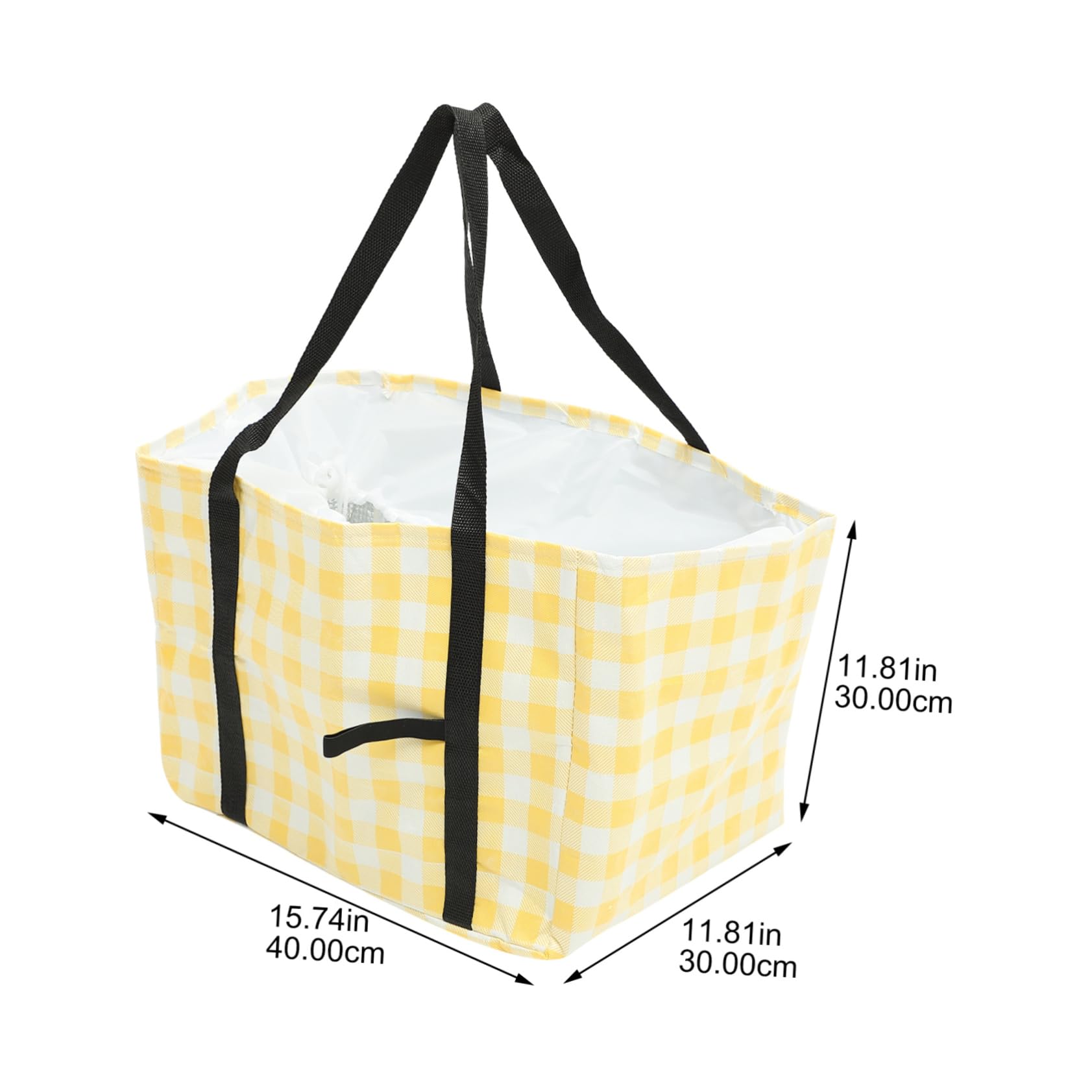 SOLUSTRE Picnic Storage Bag Picnic Food Warmer Bag Outdoor Bento Bag Reusable Tote Cooler Bag Cooler Bags Insulated Lunch Warmer Bag Picnic Bag Shopping Pizza Non-woven Fabric Lunch Box Bag