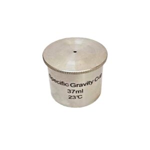 high precision stainless steel specific gravity cup density cup pycnometer 37 ml