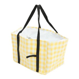 solustre picnic storage bag picnic food warmer bag outdoor bento bag reusable tote cooler bag cooler bags insulated lunch warmer bag picnic bag shopping pizza non-woven fabric lunch box bag