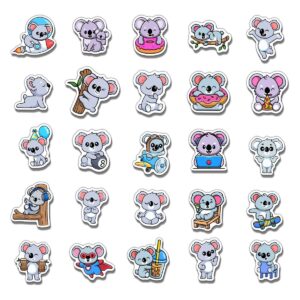 Pack 50 Pcs Cute Animal Koala Stickers for Water Bottles Waterproof Laptop Luggage Cups Computer Scrapbooking Teens Adults Girls Boys Aesthetic Sticker Packs Small Vinyl Decals