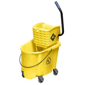 member's mark commercial mop bucket with wringer (36 qt.) (yellow)