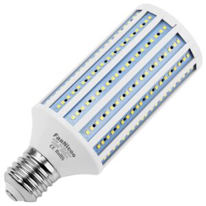 led corn light bulb 500w equivalent 60w 6000lumen 6500k e39 mogul base led corn bulb large area cool daylight white corn lamp for indoor outdoor garage warehouse factory workshop backyard barn