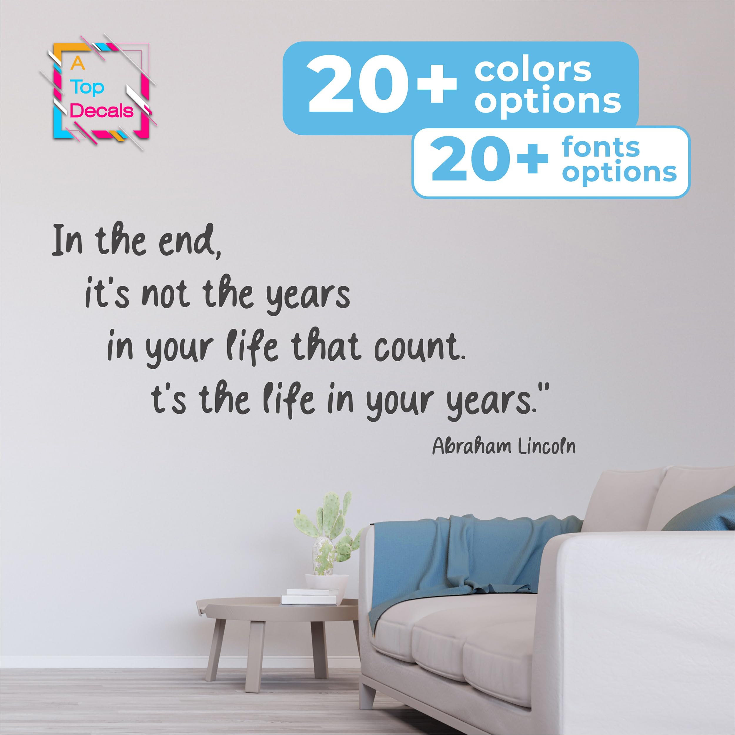 Custom Vinyl Decal Letters for Wall - Make Your Own Wall Decal - Create Your Own Wall Decal - Vinyl Wall Quotes Large and Wall Sayings Lettering