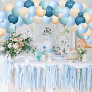 71Pcs Last Toast On The Coast Bachelorette Party Decorations, Bridal Shower Decorations Kit with Bachelorette Theme Backdrop Latex Balloons, Garland Arch Kit for Engagement Party Supplies