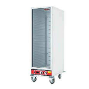 EMPURA Full-Size HPC Heated Holding/Proofing Cabinet | Heavy Duty Mobile Full Height Non-Insulated Food Warmer for Bakery Hotel | LED Thermometer, 36 Full-Size Pan Capacity, Aluminum, 1500W, 120V