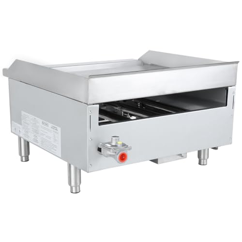 EMPURA 60" 5-Burner Countertop Gas Griddle | Flat Top Grill Hot Plate with Manual Control for Food Truck Restaurant | 150,000 BTU | 18"H x 60"W x 31"D, Stainless Steel (LP Conversion Kit Included)