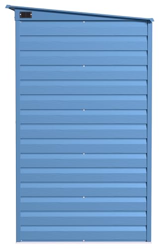 Arrow Sheds 6' x 4' Outdoor Steel Storage Shed, Blue