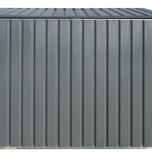 Arrow Sheds 6' x 3' Outdoor Steel Storage Shed, Grey