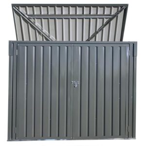 Arrow Sheds 6' x 3' Outdoor Steel Storage Shed, Grey