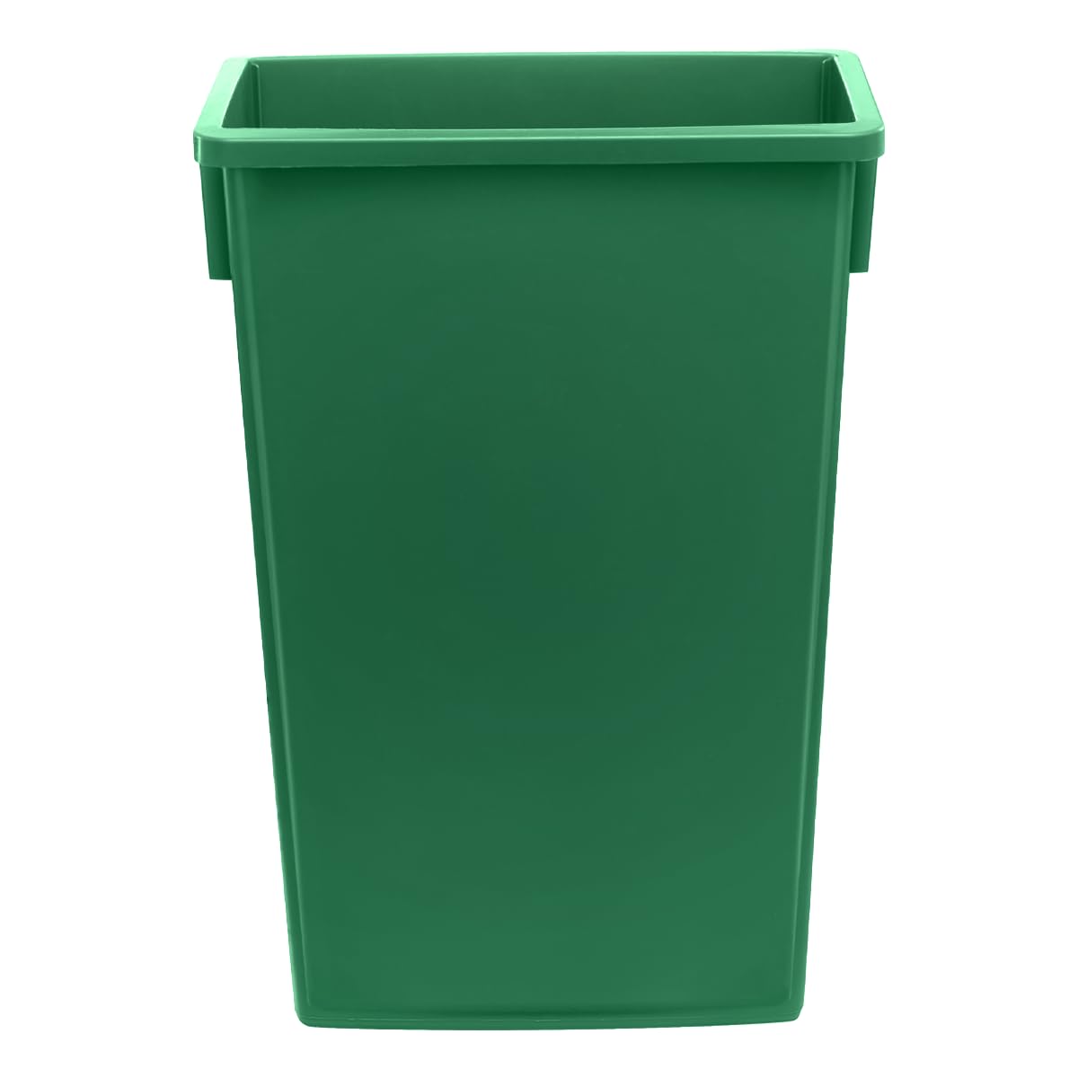 [Dark Green] 23 Gallon Slim Trash Can with Dolly, Commercial Rolling Trash Can, Heavy-Duty Wheeled Garbage Can, Trash Can with Wheels