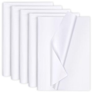 30 sheets 28"x20" full size white tissue paper bulk for gift bags christmas weddings birthday arts craft party decoration