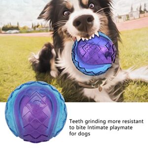 JOROBURO Squeaky Dog Balls, Bite Resistant Teeth Grinding Training Durable Indestructible Dog Chew Toy, Decompressing Bite Resistant Puppy Teething Chew Balls for Dog Cat Puppy