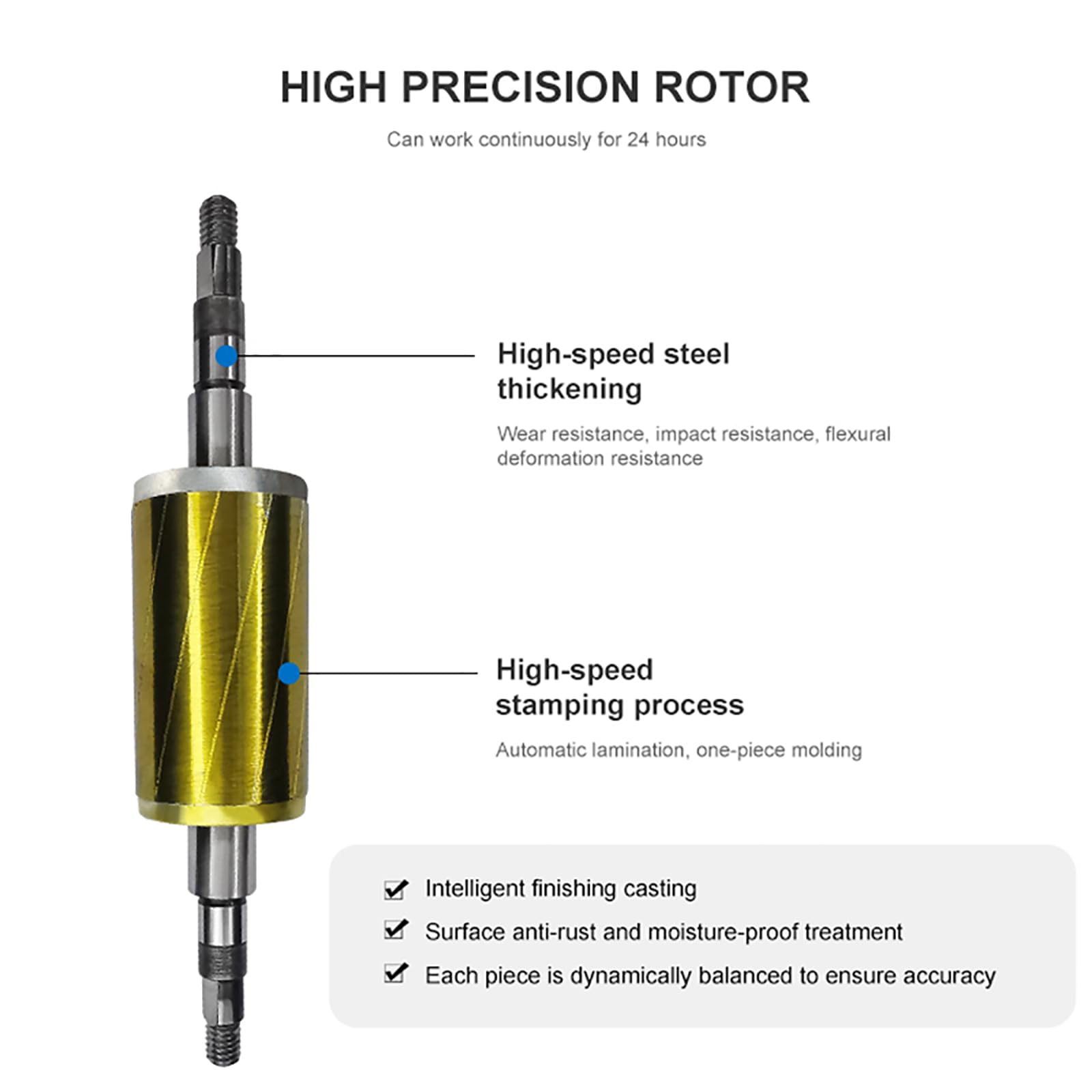 XINJIAHONG Concrete Vibrator 30W Vibration Motor Single Phase AC 110V 3600rpm Vibrating Tool For Silo Hopper Shaking Table