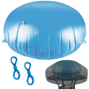 kovshuiwe dome patio furniture cover airbag- 47in dia reusable weather resistant dome airbag with ropes to fix- picnic table airbag patio table cover support for outdoor patio furniture, blue