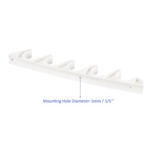 M METERXITY 10 Pack Chaise Adjustment Bracket - 5 Positions to Adjust The Inclination, Apply to Outdoor/Garden/Balcony (White)