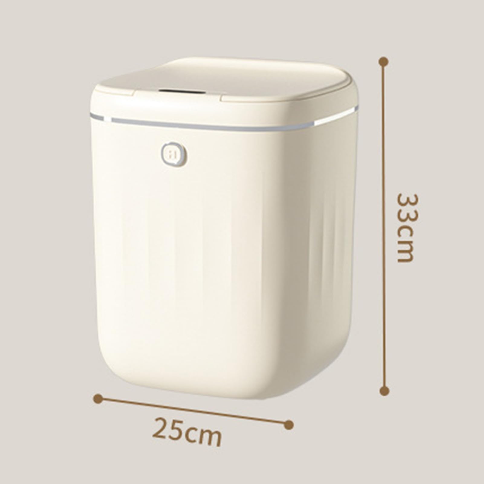 Automatic Trash Can, 20 Liter Touchless Waste Basket Motion Sensor Garbage Bin for Kitchen Bathroom Bedroom, 9.8x12.6x9.8 (Battery Powered)