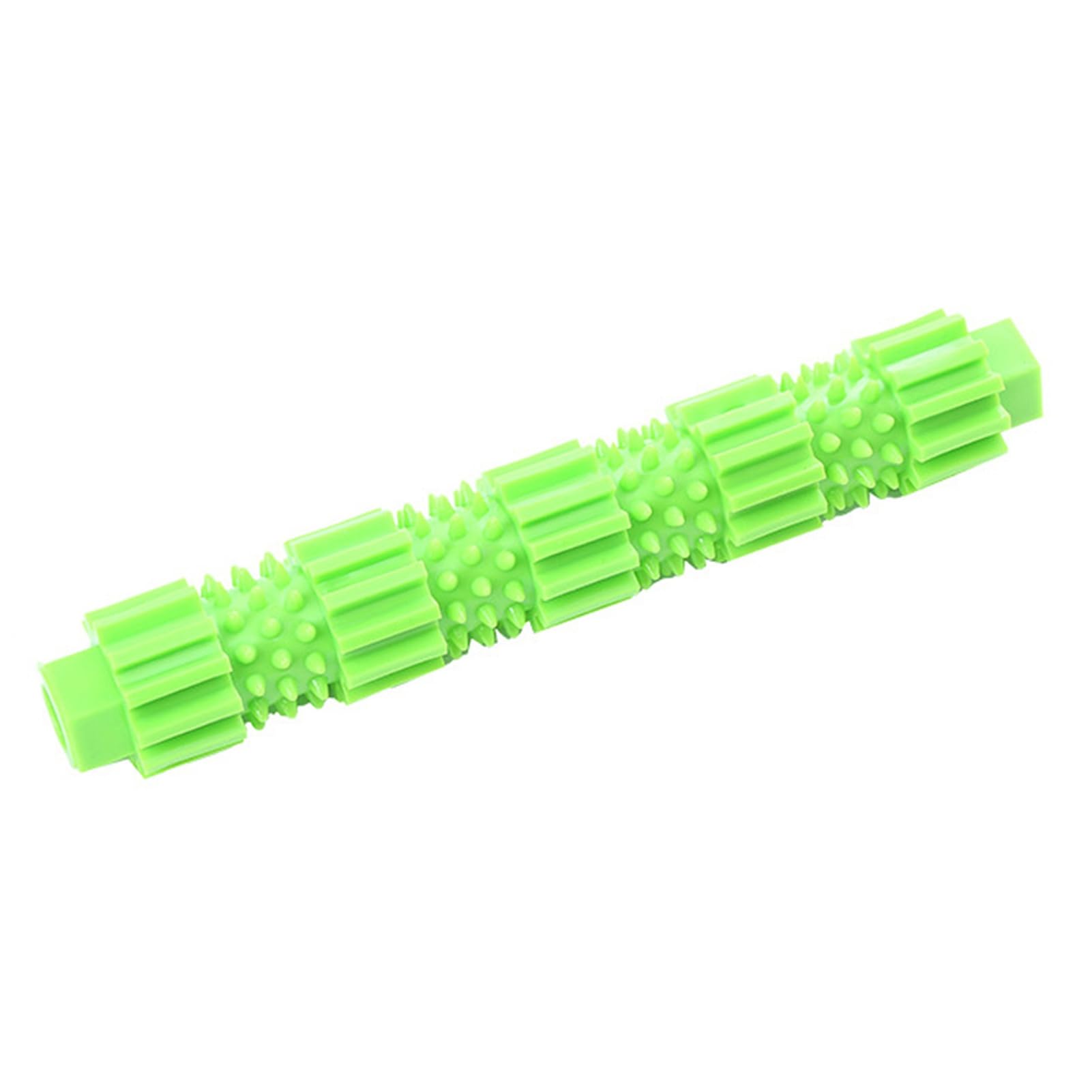 Grebest Dog Teething Toy Dog Toy Treat Dispensing Pet Chew Toy Bite-Resistant Dental Care Interactive Teeth Cleaning Toy Pet Supplies Dog Toy Green S