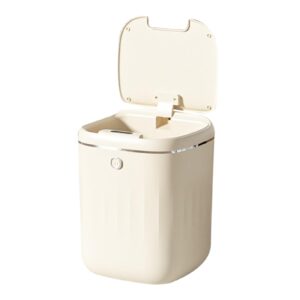 automatic trash can, 20 liter touchless waste basket motion sensor garbage bin for kitchen bathroom bedroom, 9.8x12.6x9.8 (battery powered)