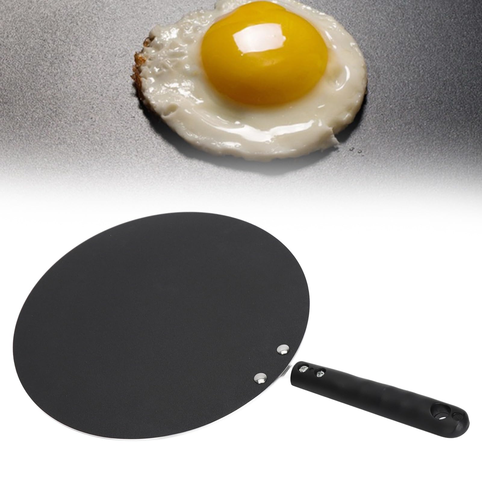 Nonstick Crepe Pan, Dosa Pan, Tawa Pan for Roti Indian, Non Stick Pancake Griddle Compatible with Gas Stove, for Pancakes, Eggs, Omlets, Quesadillas, Tortillas