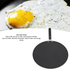 Nonstick Crepe Pan, Dosa Pan, Tawa Pan for Roti Indian, Non Stick Pancake Griddle Compatible with Gas Stove, for Pancakes, Eggs, Omlets, Quesadillas, Tortillas