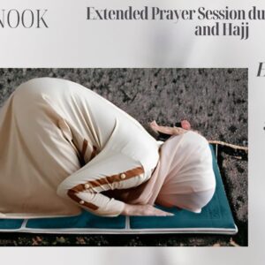 ISLAMIC NOOK - Prayer Mat with Back Support Rest and Carrying Case