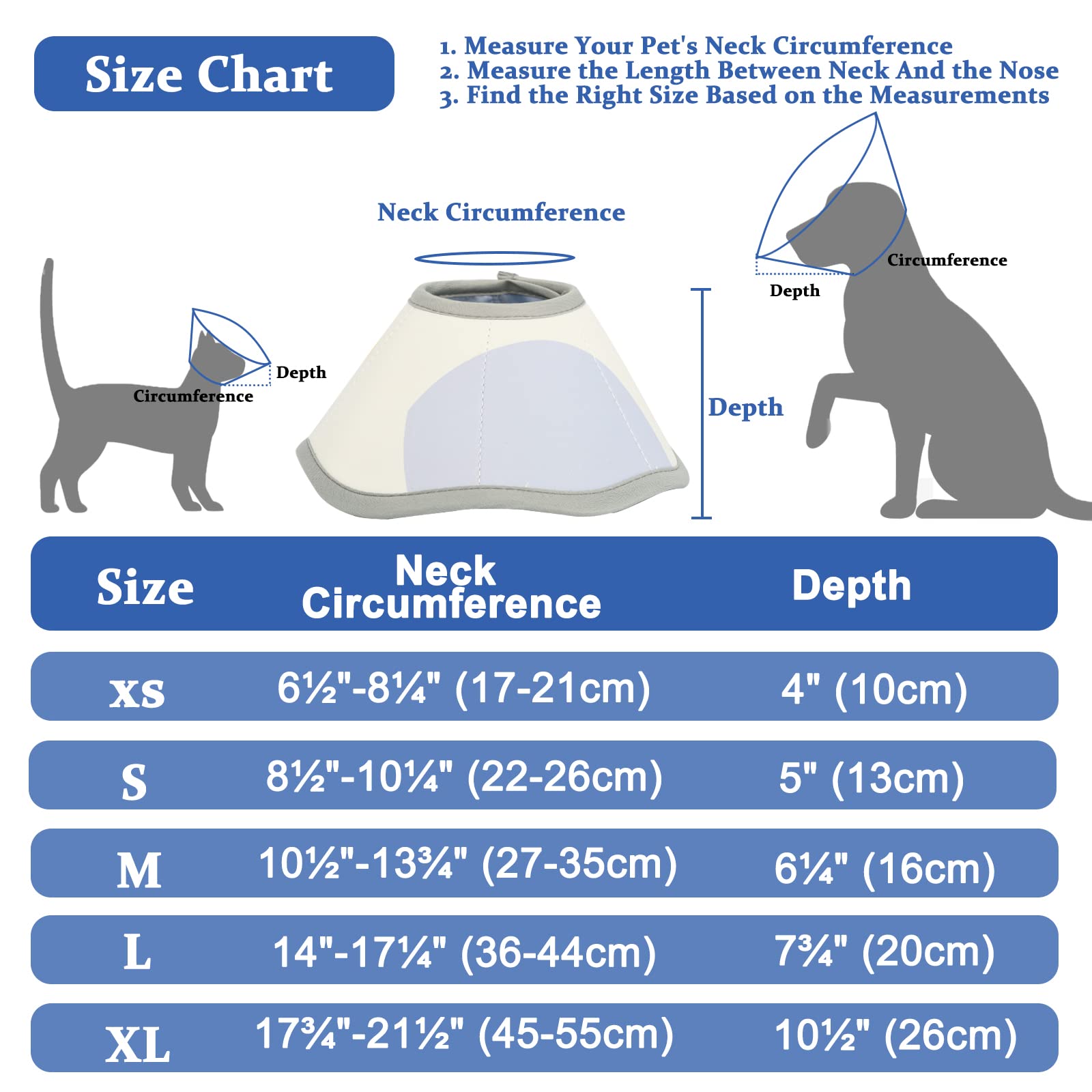 BARKLESS Soft Dog Cone Collar, Protective Cone for Extra Small Dogs After Surgery to Stop Licking Scratching Biting, Elizabethan Collar for Kittens and Puppies, Chihuahua, Yorkies