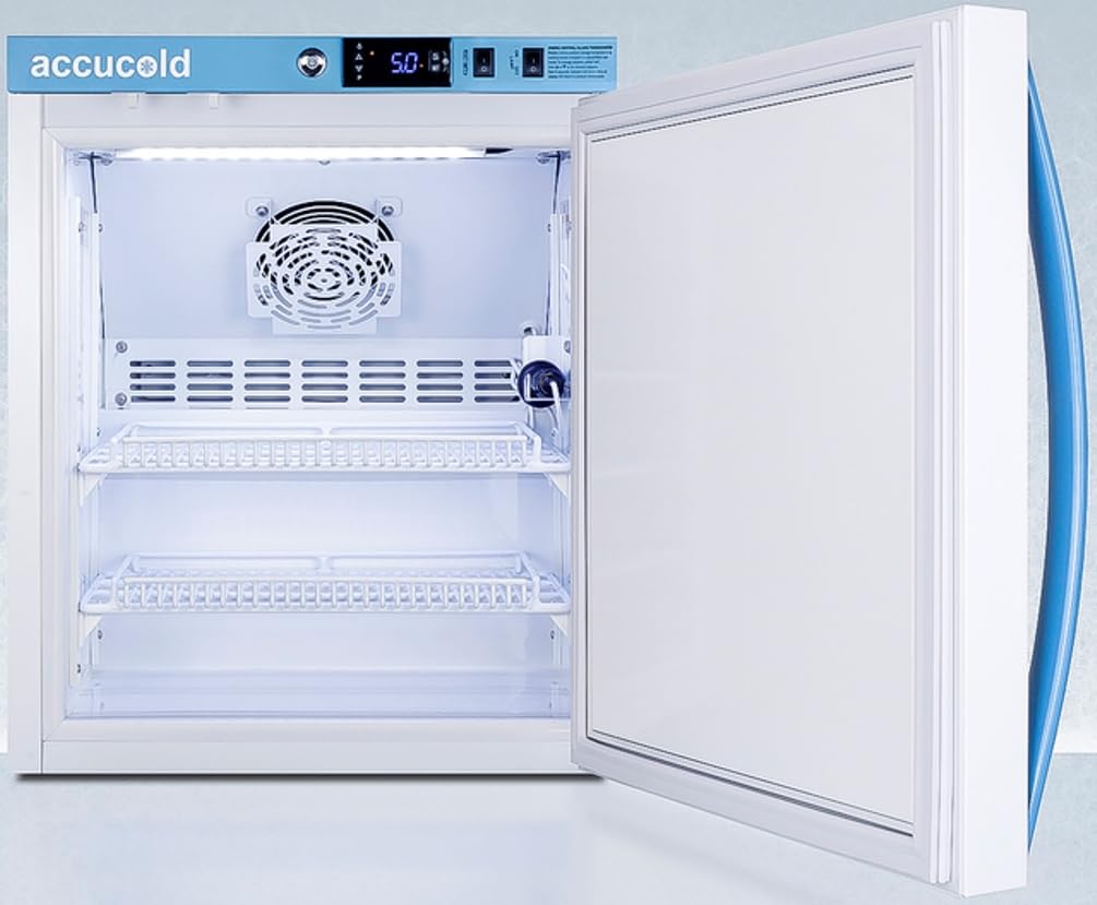 ACCUCOLD ARS2PV456 1.94 Cu.Ft. Compact Vaccine Refrigerator, Certified to NSF/ANSI 456 Vaccine Storage Standard (Solid Door)