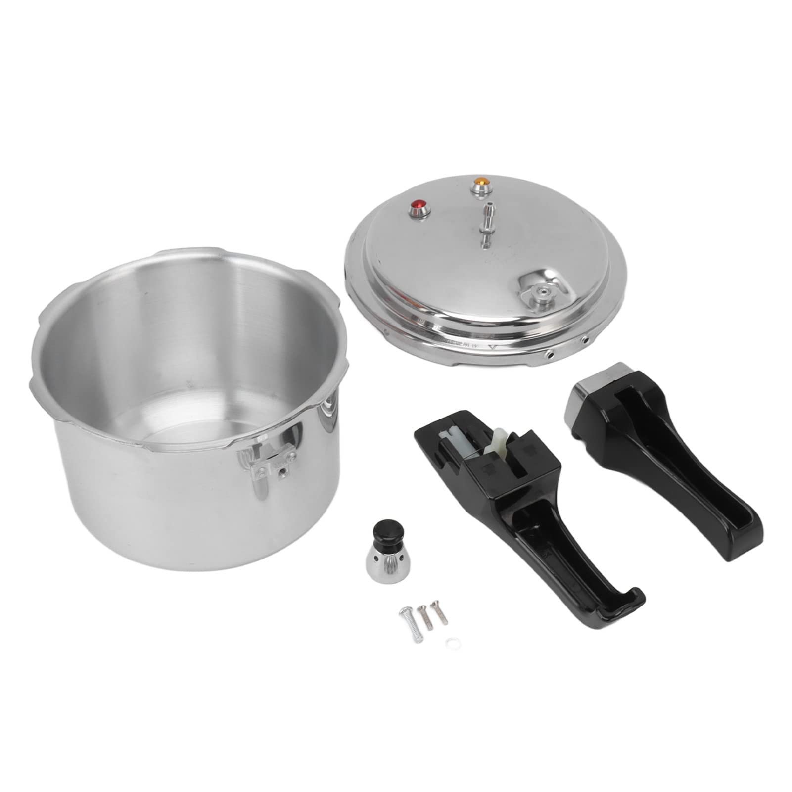 Aluminium Alloy Pressure Cooker, Miniature Cookers Pressure Cooker for Gas Stove a small Capacity Safety Cooking Cookware Liter 3 Mini Soup Meats Pot 18cm Bottom Suitable Home Use