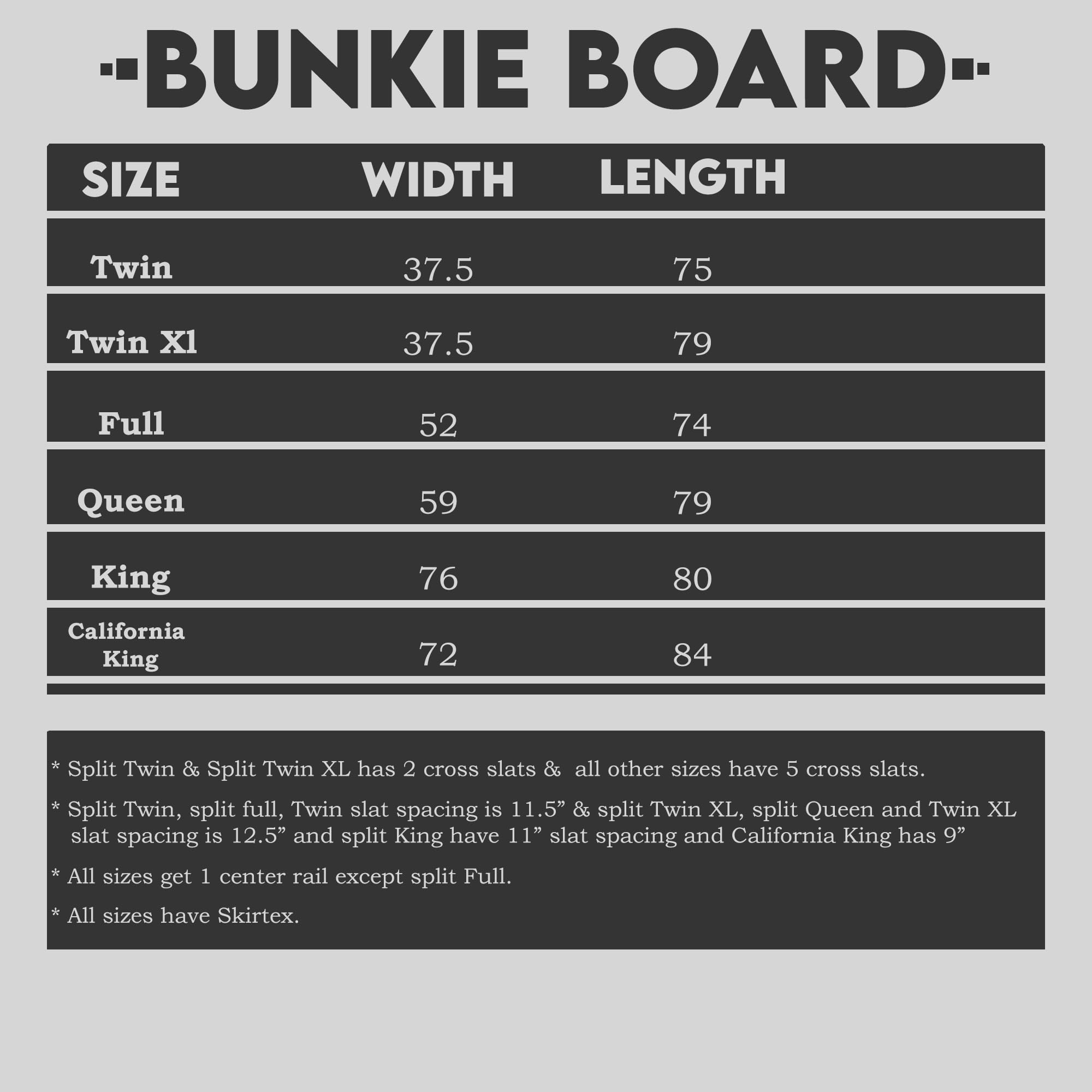 Mattress Solution, 1.5-Inch Split Bunkie Board for Mattress/Bed Support - Fully Assembled, Improved Comfort and Support, Queen(Fold), Gray