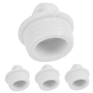 4pcs mop bucket rubber stopper sealing plug for drain outlet replacement leakproof drainage solution for mop buckets fits standard drain outlets